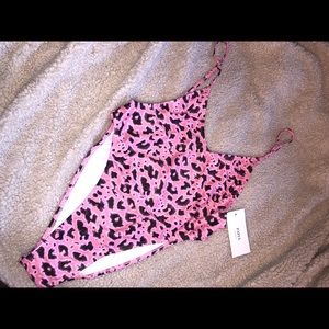 Zaful | Swim | Cheetah One Piece High Rise Thigh Bikini | Poshmark